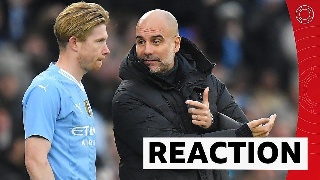 Manchester City 5-0 Huddersfield: Pep Guardiola pleased as Kevin de Bruyne returns - BBC Sport