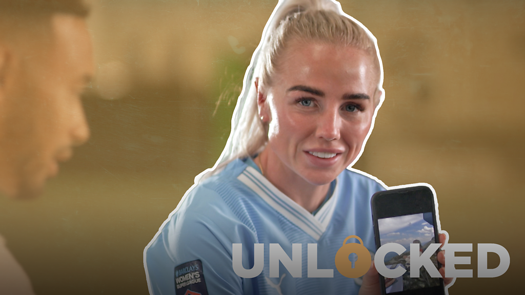 Alex Greenwood: Manchester City defender reveals her phone secrets in Unlocked - BBC Sport