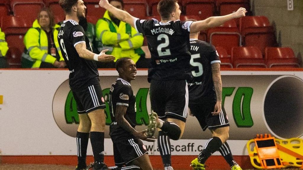 Highlights: Aberdeen 0-2 Hamilton Academical - BBC Sport