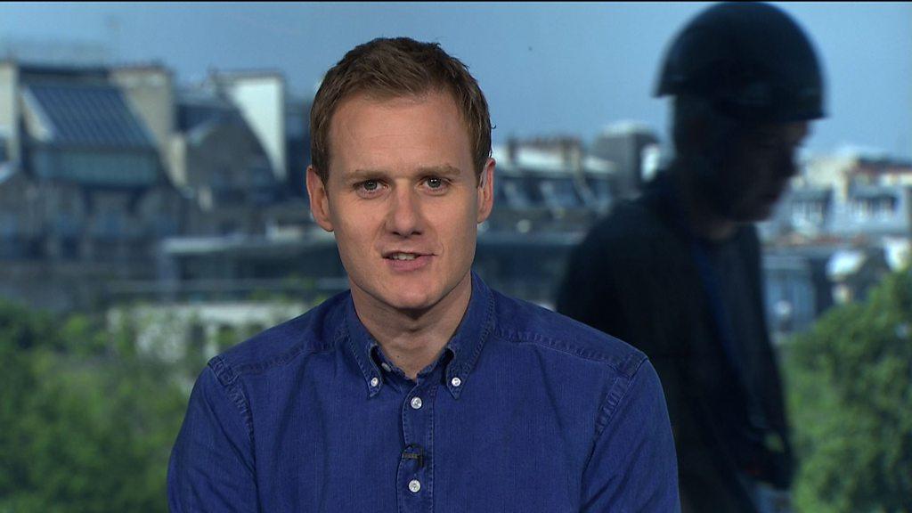 Euro 2016: Dan Walker interrupted by workman during Football Focus ...