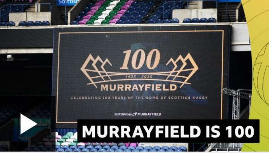 Murrayfield Stadium: Past heroes mark 100 years of Scottish rugby's ...