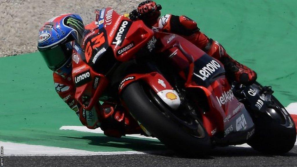 MotoGP: Francesco Bagnaia wins Italian Grand Prix for first time - BBC ...