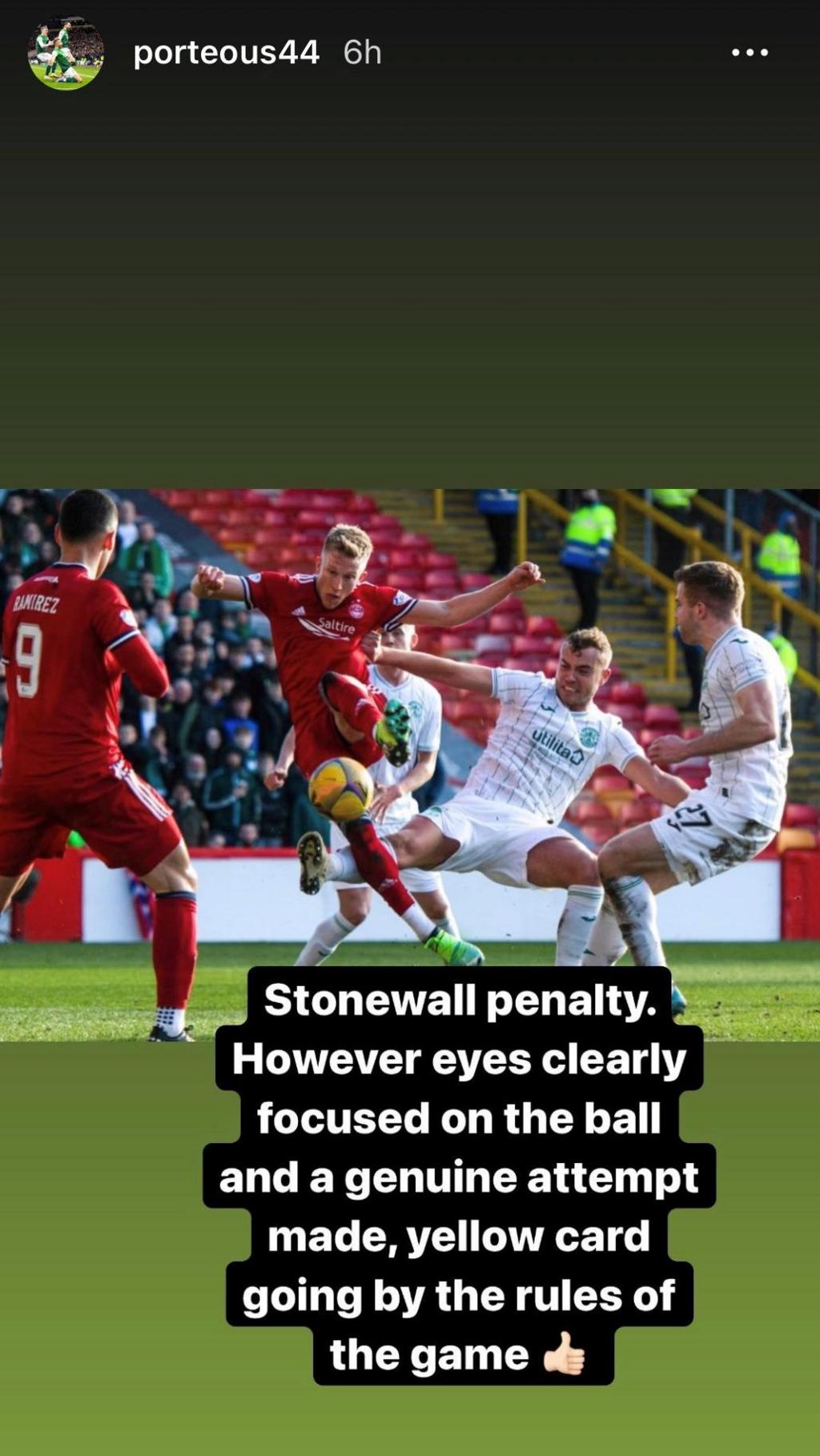 Hibs Ryan Porteous disgruntled by red card appeal failure - BBC Sport