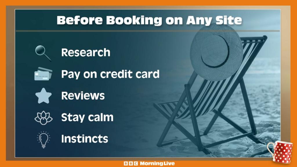 What should you do when booking a holiday online? - BBC
