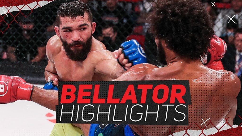 Bellator 277: Patricio Pitbull defeats AJ McKee to take featherweight title - BBC Sport