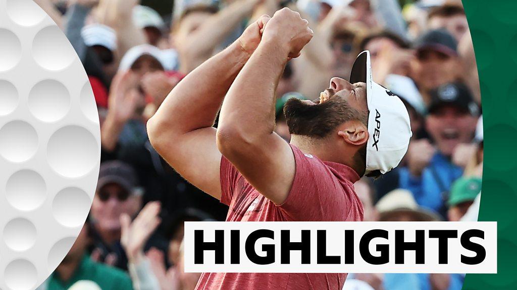 Masters 2023: Best of Jon Rahm's Masters-winning round - BBC Sport