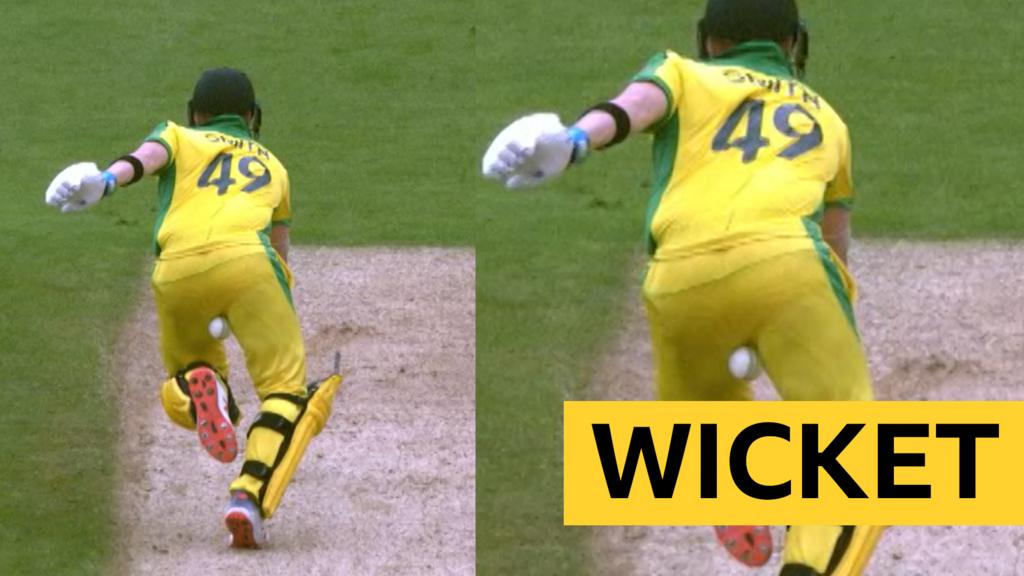 England v Australia World Cup semi-final: Steve Smith run out with a ...