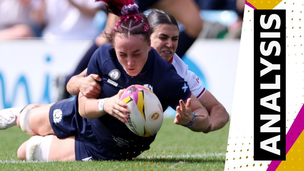 Women's Rugby World Cup: Evie Gallagher 'outstanding' for Scotland ...