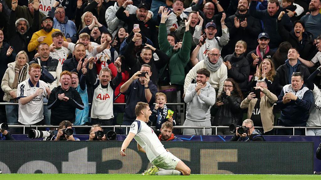 Tottenham 4-0 Copenhagen: Analysis of stunning Micky van de Ven goal ...