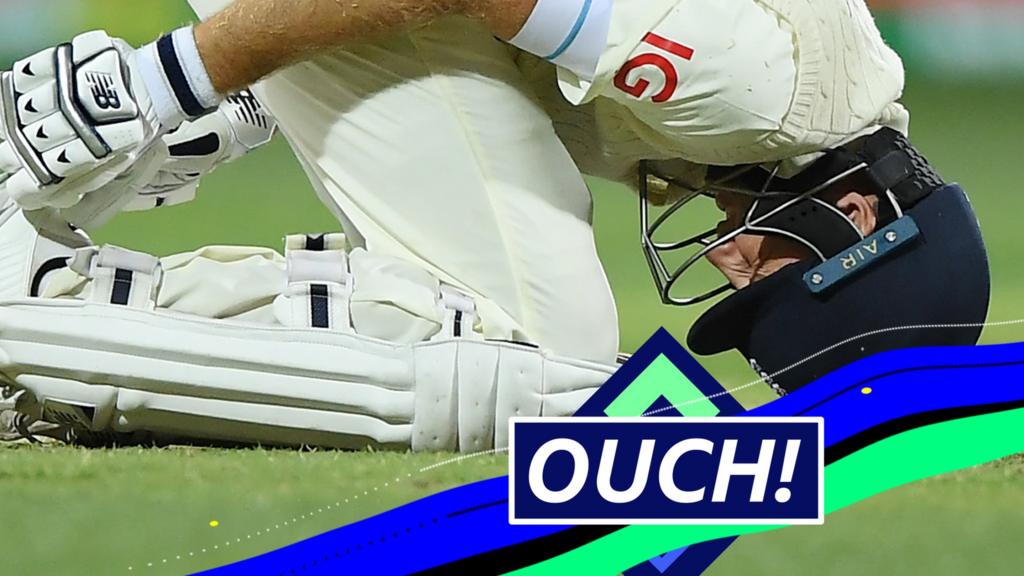 The Ashes: Joe Root take painful blow as England struggle against ...