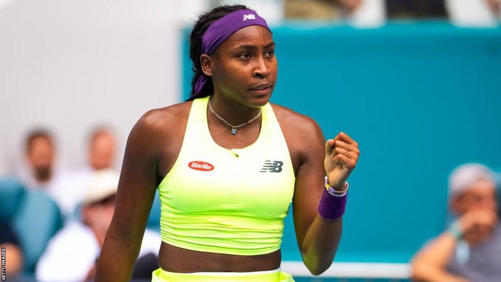 Miami Open: Coco Gauff beats Oceane Dodin in straight sets to reach ...