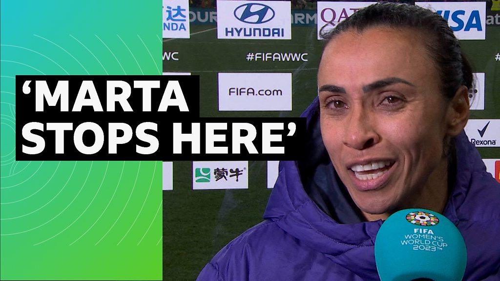 Brazil's Marta on 'the end' of her World Cup career - BBC Sport