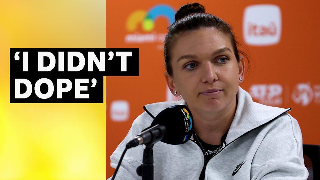 Simona Halep says she is not a cheater after her return from a reduced doping ban - BBC Sport