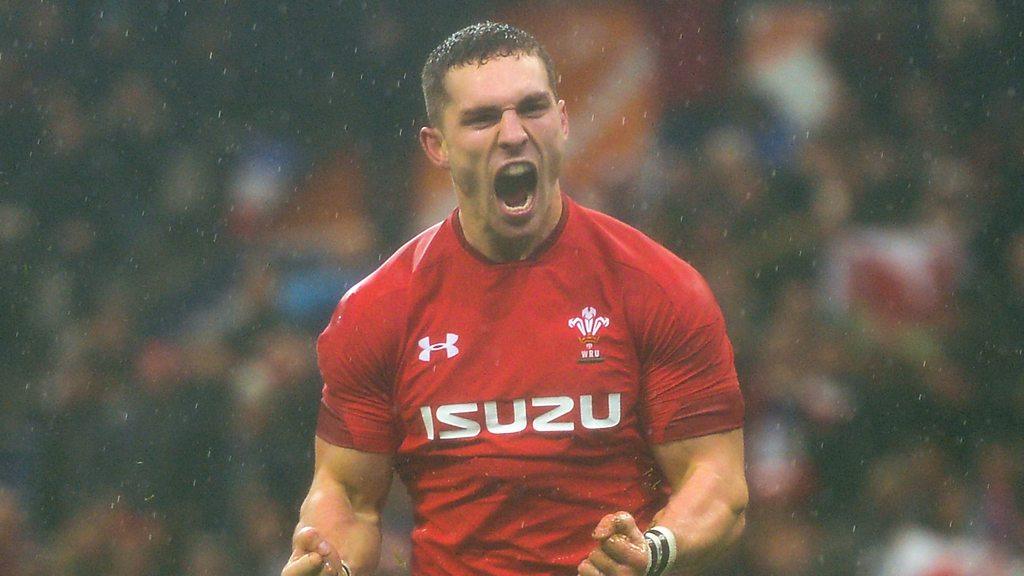 George North: The youngest player to win 100 caps for his country - BBC ...