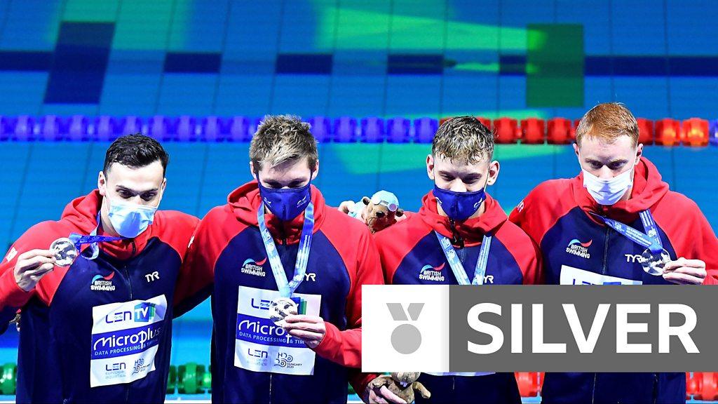 European Swimming Championships: Great Britain win silver in men's ...
