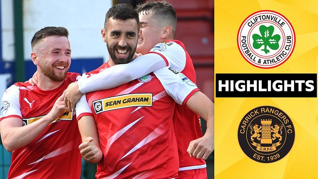 Gormley goal seals comeback victory for Cliftonville - BBC Sport