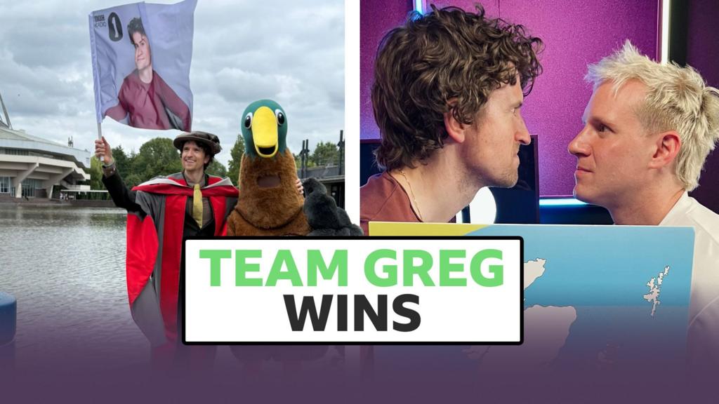 Greg James and Jamie Laing are the team leaders as Radio 1 DJs aim to ...