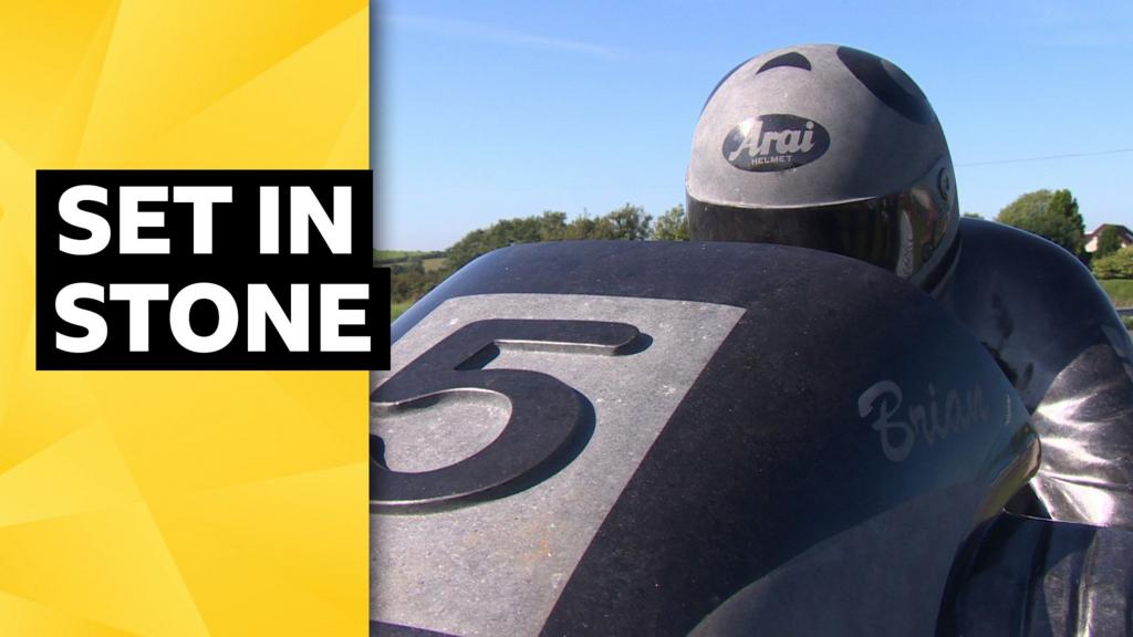 Watch: World champion Brian Reid honoured with Temple statue - BBC Sport