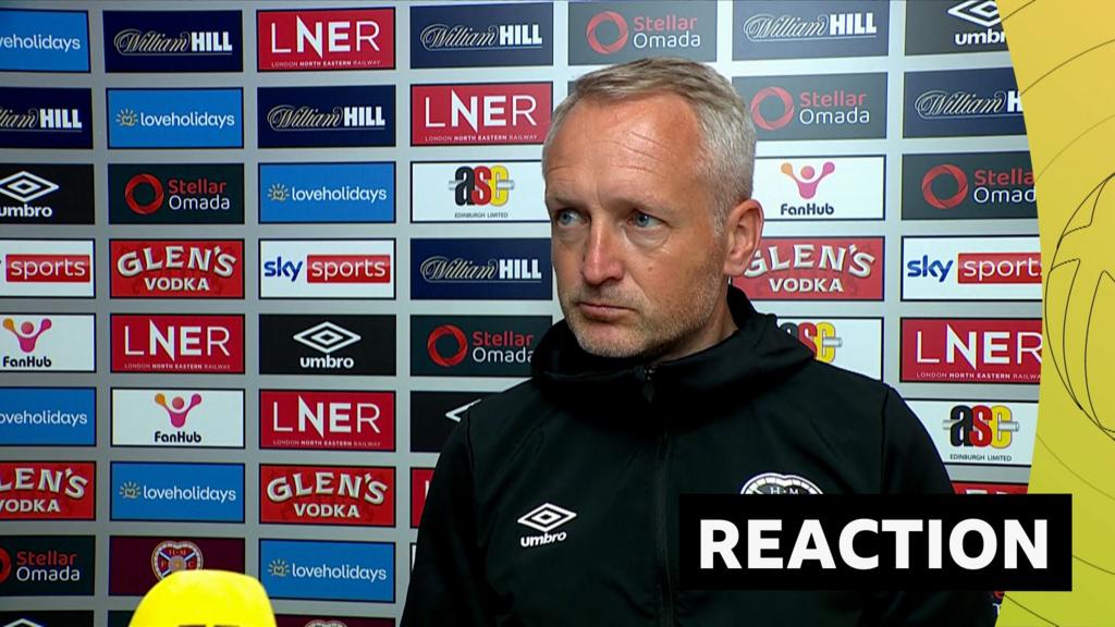 Watch Critchley's last interview as Hearts head coach - BBC Sport