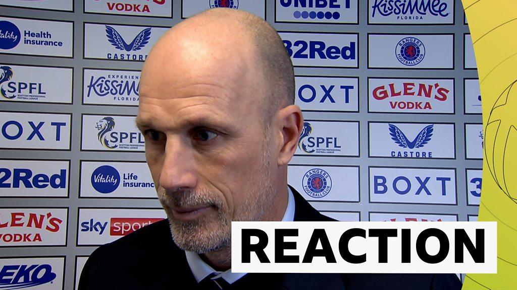 Philippe Clement: 'Rangers created best chances even with 10 men ...