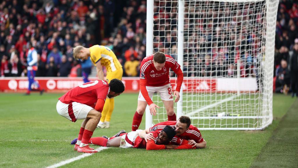 Nottingham Forest 7-0 Brighton: Elanga and Wood 'work so hard for us ...