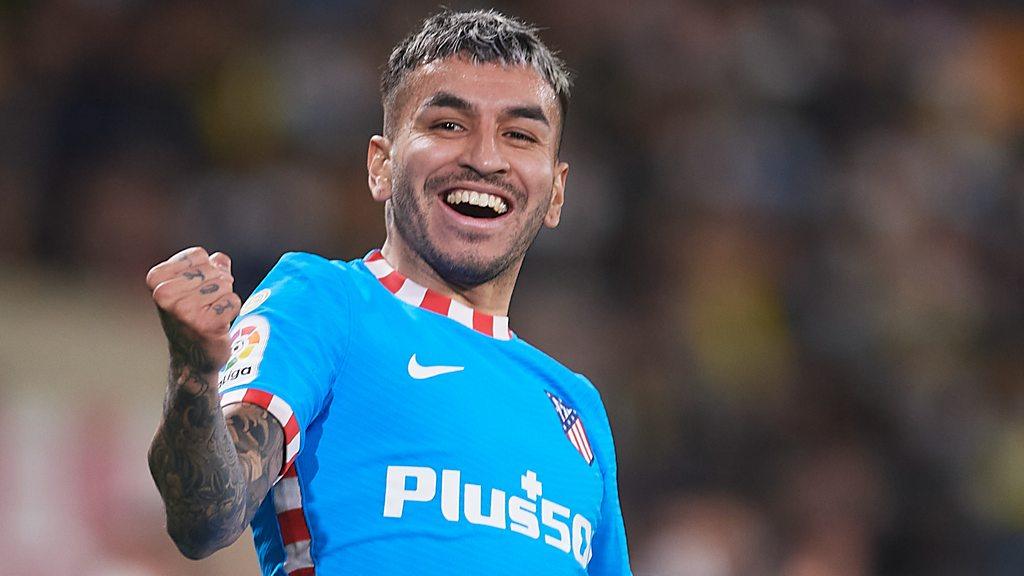 La Liga: Angel Correa scores incredible goal from halfway line for ...