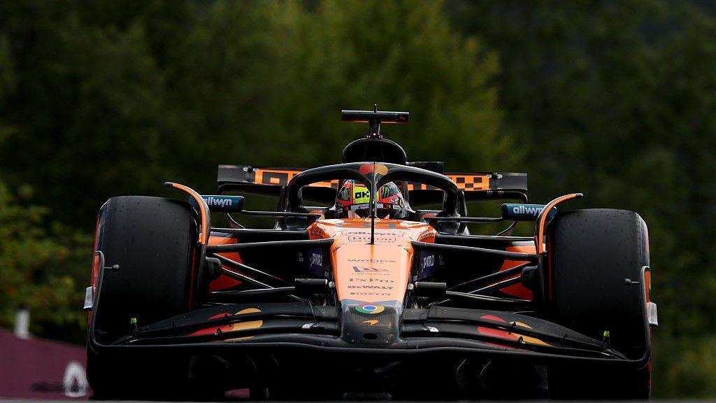 Piastri fastest in Belgian GP first practice - BBC Sport