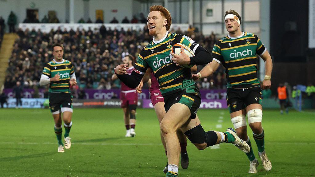 Northampton Saints 47-21 Sale Sharks: Seven-try Saints overpower Sharks ...