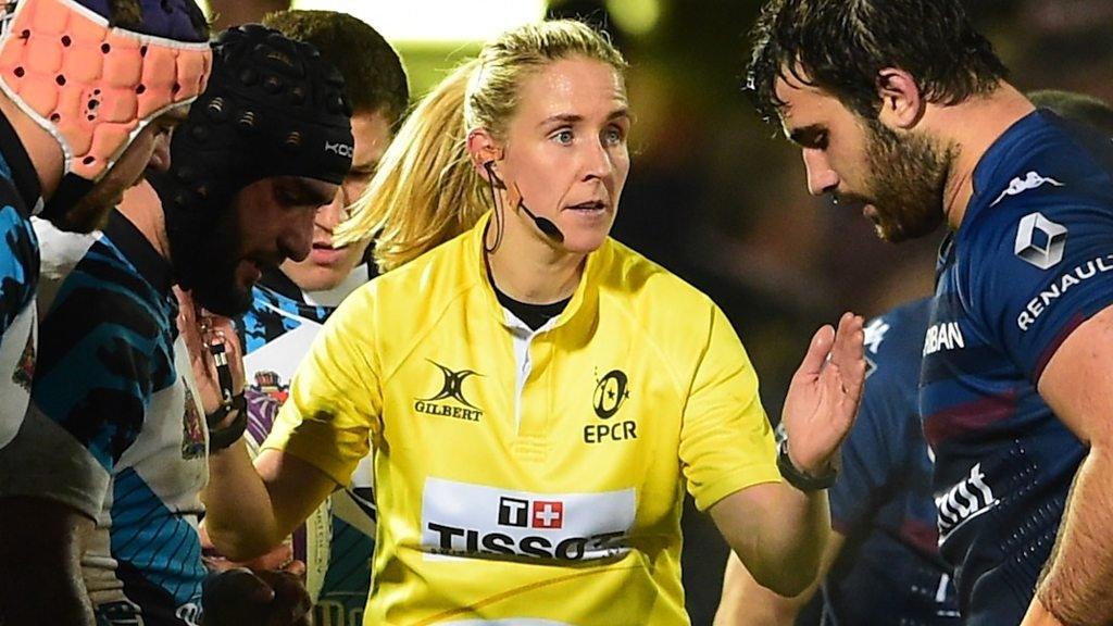 How Joy Neville became the World Rugby Referee of the Year - BBC Sport