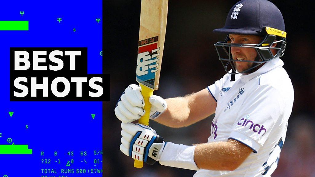 The Ashes: Joe Root hits 'beautiful' 50 - best shots - BBC Sport