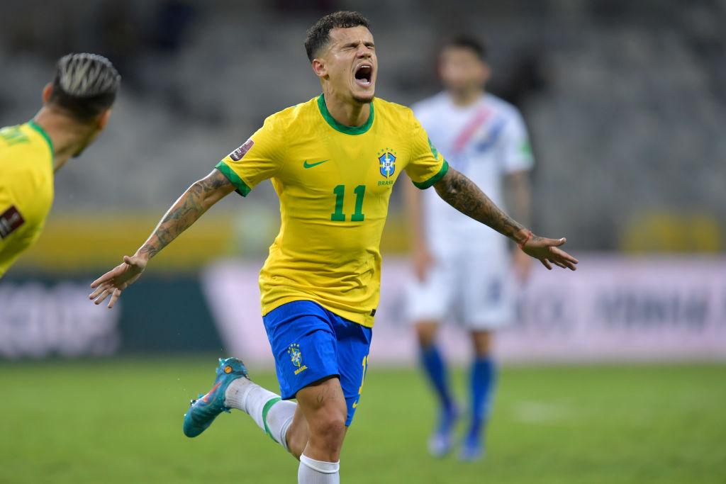 Coutinho scores in Brazil win - BBC Sport