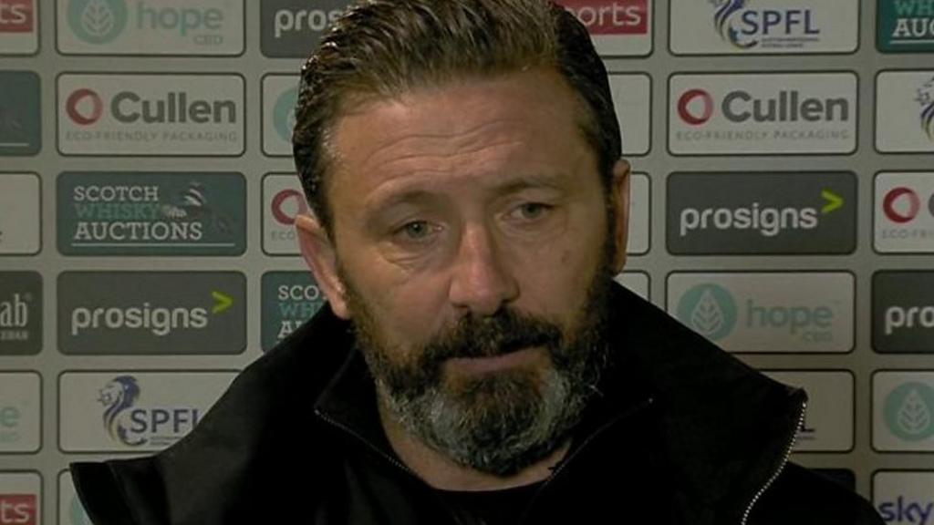 'He's half a yard offside' - McInnes on Accies' goal - BBC Sport