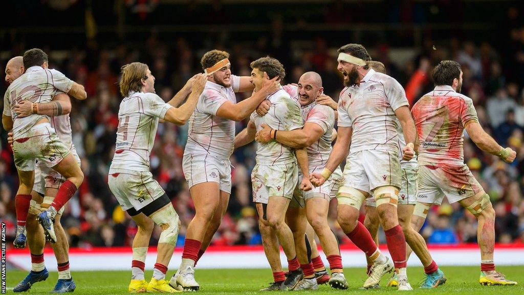 Wales v Georgia: History lessons before World Cup meeting in Nantes ...