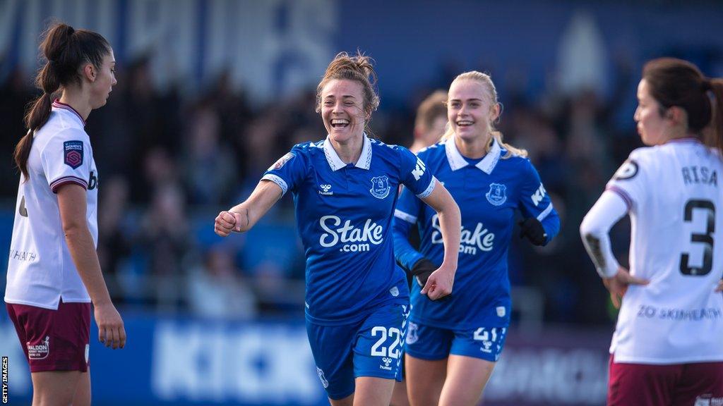 Everton 2-0 West Ham United: Martina Piemonte and Aurora Galli seal WSL ...