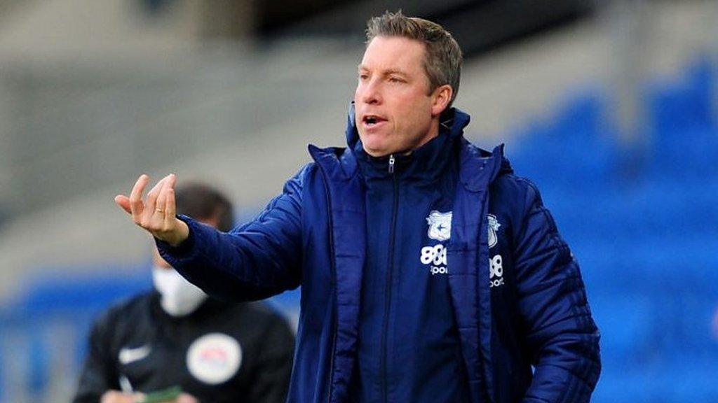 Cardiff City: Neil Harris looking at 2021 with optimism - BBC Sport
