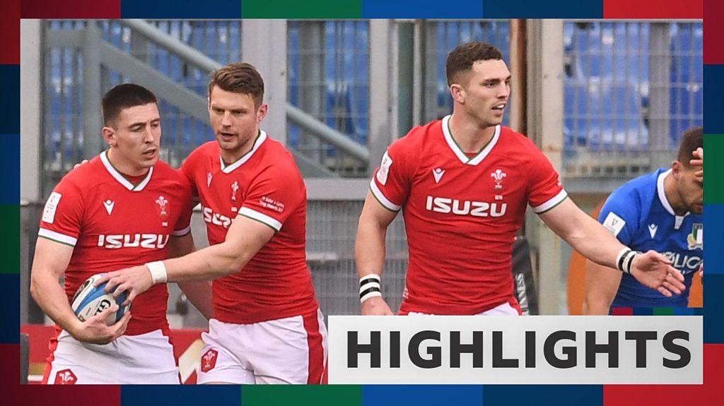 Six Nations 2021: Wales 48-7 Italy highlights - BBC Sport