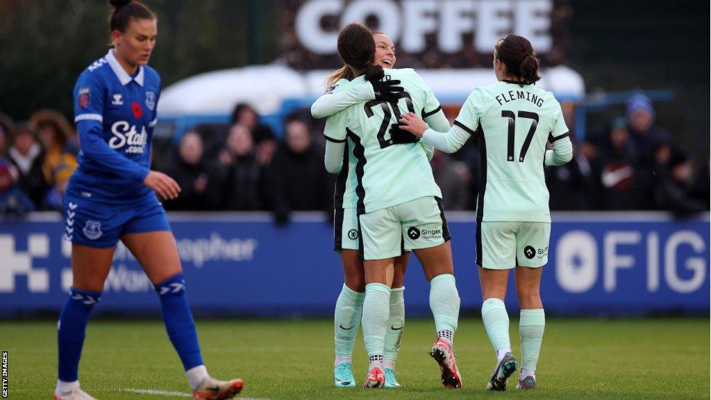 Everton 0-3 Chelsea: Blues win in first match since Emma Hayes ...