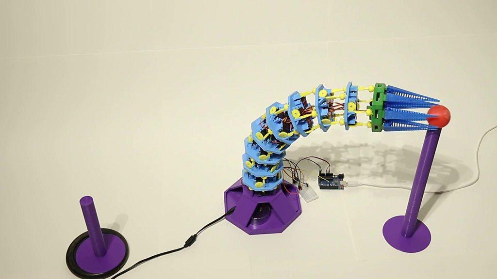 Scientists make AI powered robotic elephant trunk! - BBC Newsround