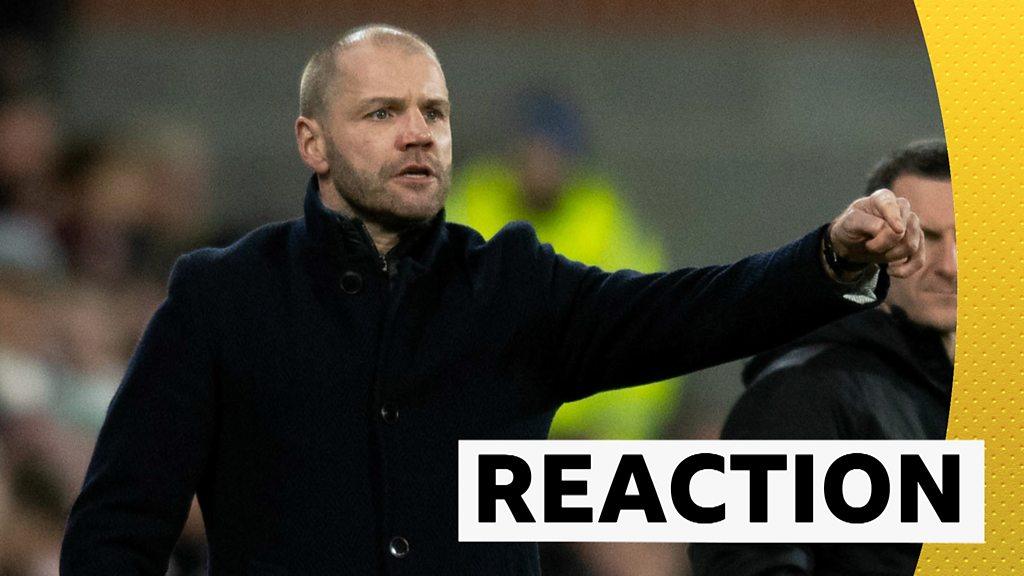 Robbie Neilson admits to nervy second-half Hearts performance - BBC Sport