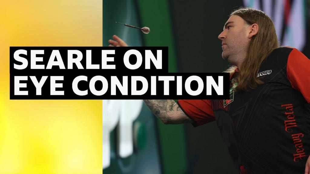 World Darts Championship: Ryan Searle opens up about eye condition ...