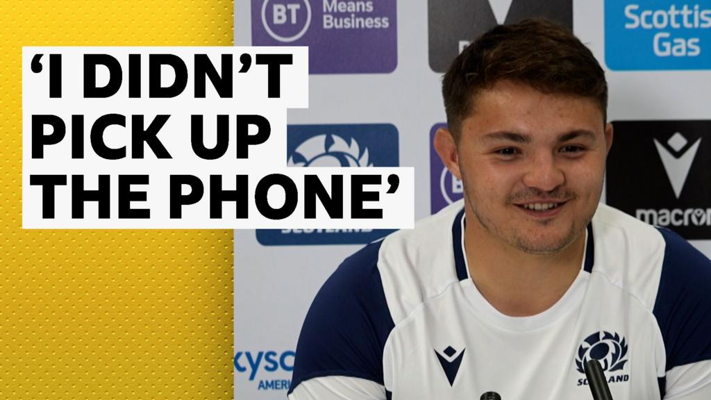 Watch: How Patrick Harrison almost missed Scotland call-up - BBC Sport