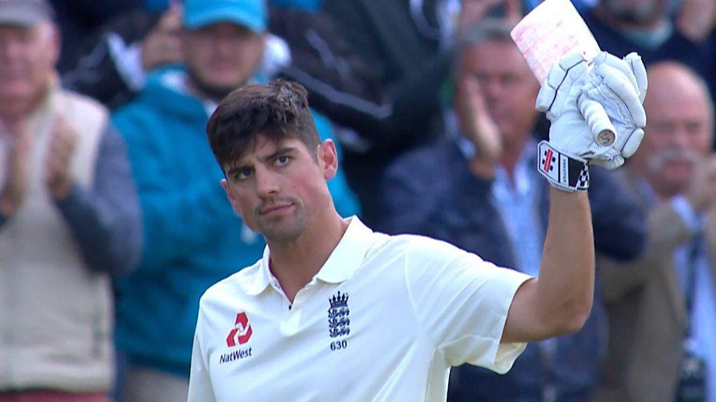 Alastair Cook out for 243 as England declare against West Indies - BBC ...