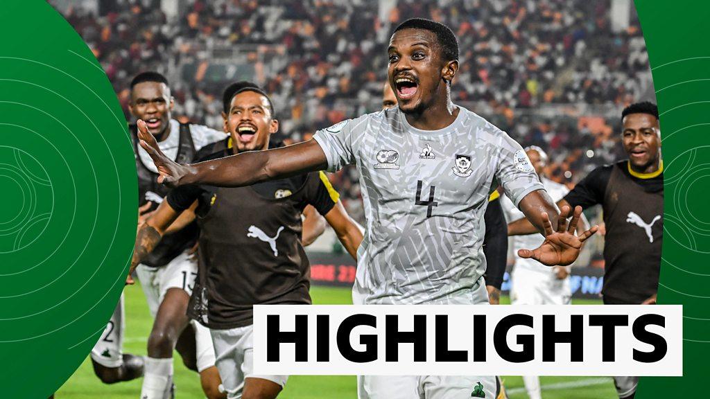 Afcon 2023 highlights: Morocco 0-2 South Africa - BBC Sport
