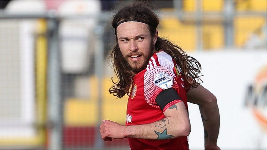 Ben Tilney replied for Portadown before half-time with a deflected ...