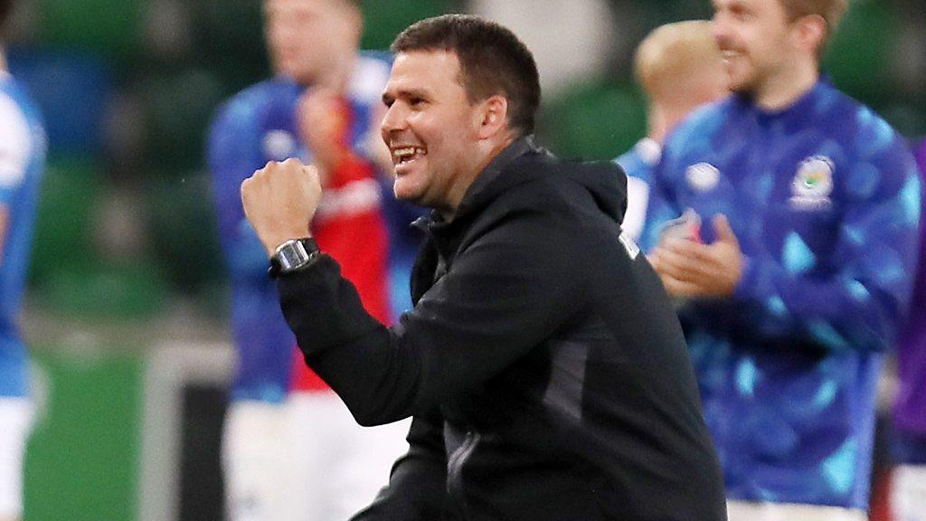 Linfield can achieve history in play-off - Healy - BBC Sport