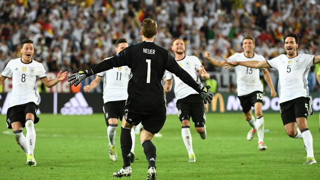 Euro 2016: Germany 1-1 Italy highlights (6-5 pens) - BBC Sport