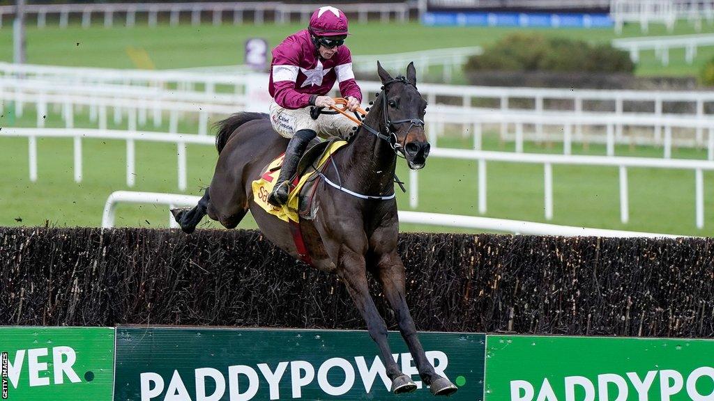 Savills Chase: Conflated wins at Leopardstown after A Plus Tard pulls out - BBC Sport