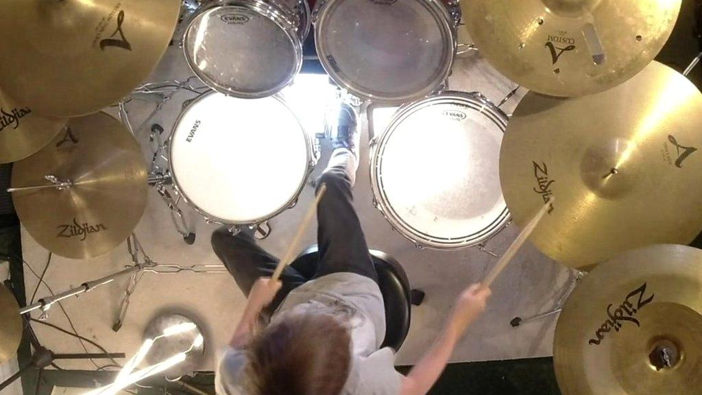 Meet the 10-year-old drumming star - BBC Newsround