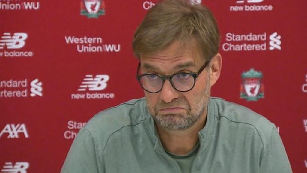 Liverpool: Jurgen Klopp on injury suffered by goalkeeper Alisson - BBC ...