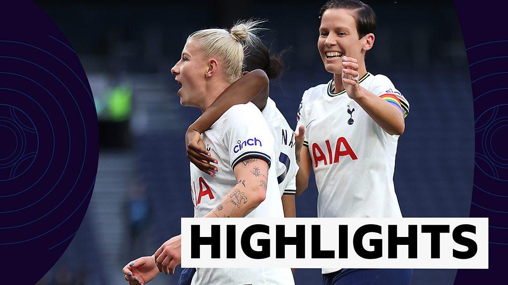 WSL highlights: Tottenham Hotspur 2-2 Brighton - Bethany England hits ...